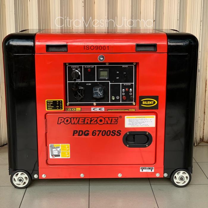 Jual Genset Silent 5000 Watt Powerzone PDG 6700SS - Jakarta Barat ...