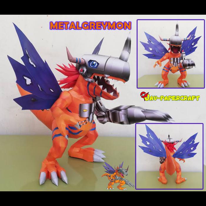 Jual Digimon Metalgreymon Papercraft - Kab. Bekasi - Papercraft Tiviti ...