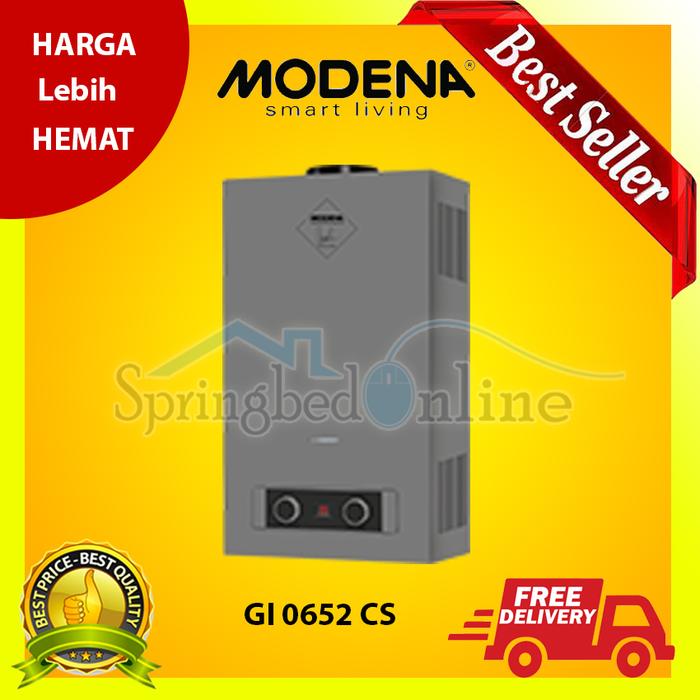 Jual MODENA Water Heater Gas Instant 6 Liter -GI 0652 CS - Kota ...