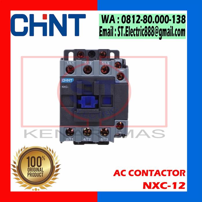 Jual Contactor AC CHINT / NXC-12 / NXC12 / Kontaktor AC CHINT 3P 5,5kW - Jakarta Pusat - ST ...