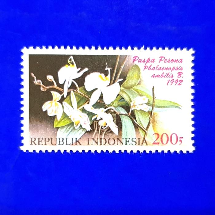 Jual Prangko INDONESIA. Bunga ANGGREK, Puspa Pesona, PHALAENOPSIS ...