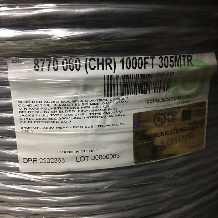 Jual Kabel Belden 8770 Electronic 18 AWG 3 Core isi 3 - Jakarta Pusat ...