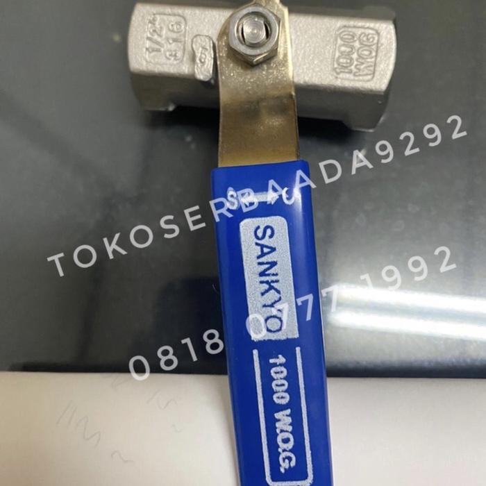 Jual Ball valve sankyo uk 1-1/2 inch ss 304 (stainless) - Jakarta Pusat ...