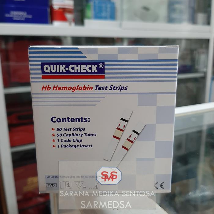 Jual Strip Hemoglobin HB QUIK-CHECK - Jakarta Timur - Sarana Medika ...