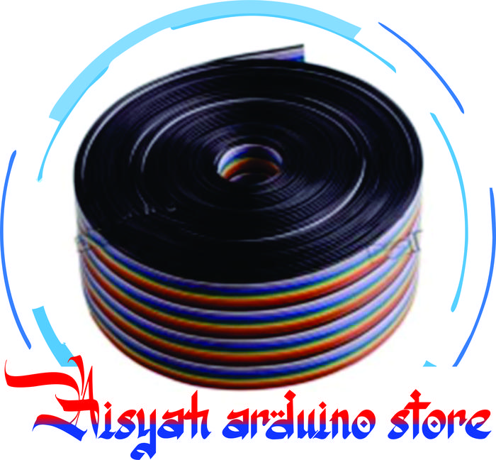 Jual KABEL PELANGI 40 PIN 1M KABEL RAINBOW 40 PIN PITA RIBBON - Kota ...