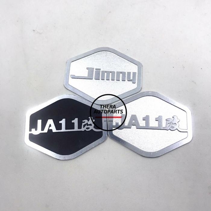 Jual Emblem Logo "Jimny JA11" Suzuki Jimny Katana - Jimny Silver ...