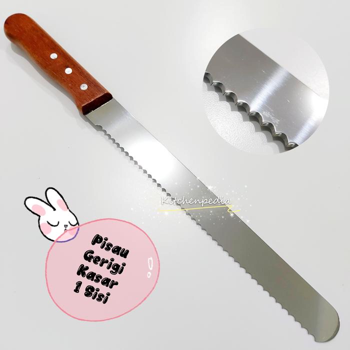 Jual Pisau Roti Gerigi Kasar Pisau Semangka Pisau Panjang Stainless ...