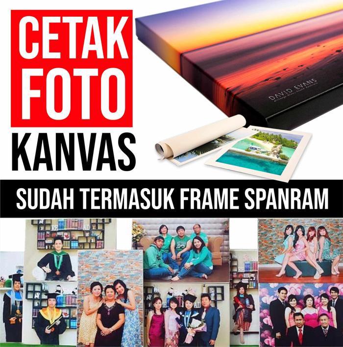 Jual Cetak Foto Kanvas/Canvas Photo Print Plus Spanram 40 x 60cm - Kota ...