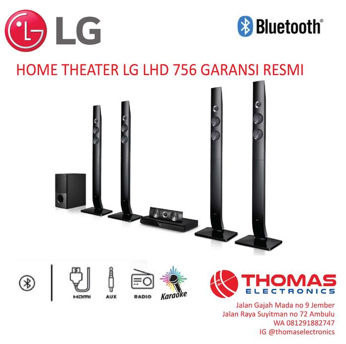 Jual HOME TEATER LG 5.1ch LHD756 LG LHD756 GARANSI RESMI - Kab. Jember ...