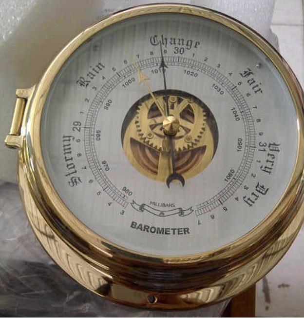 Jual nautical aneroid barometer,alat ukur tekanan udara trivi - Jakarta ...