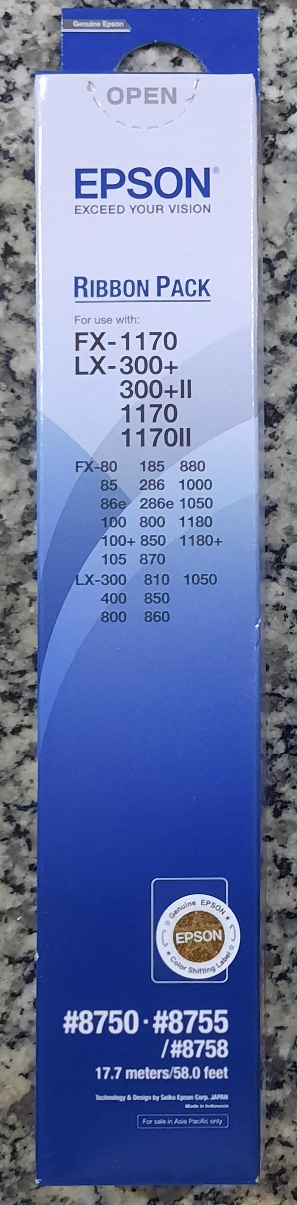 Jual Pita Epson Ribbon Pack # 8750 # 8755 # 8758 - Original Resmi ...