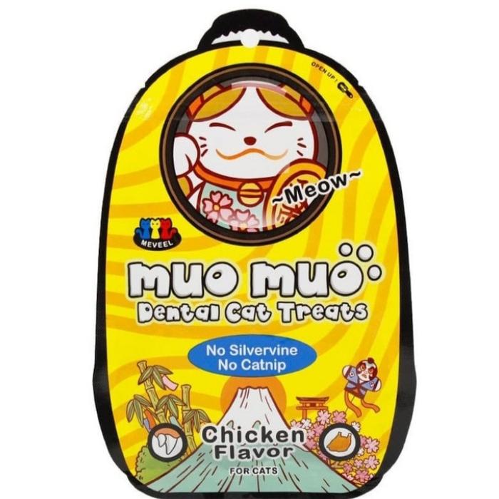 Jual Snack Kucing Dental - Muo Muo Dental Cat Treats Chicken - Cat Food ...