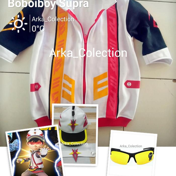 Jual Kostum Boboiboy Supra Lengkap Kacamata Supra Di Seller Rosaria ...