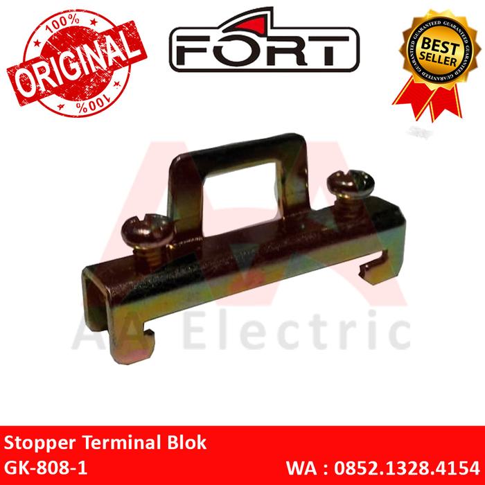 Jual Stopper / Stoper Terminal Blok GK-808-1 / GK8081 Fort - Jakarta ...