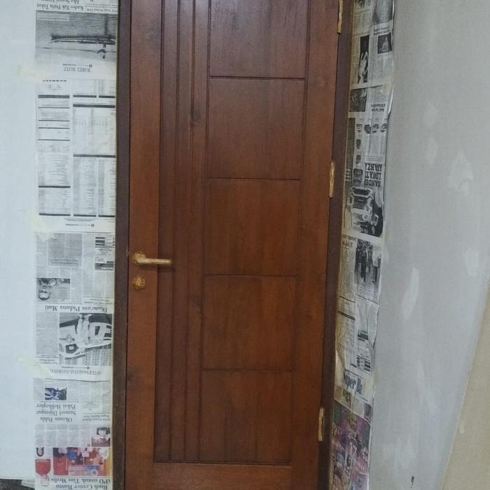 Jual Kusen dan Daun Pintu Kombinasi Kayu Merbau dan Kamper Samarinda ...
