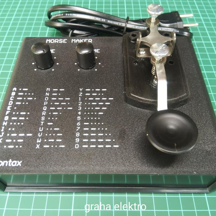 Jual key keyer mors ketukan kunci code sandi morse maker alat latihan ...