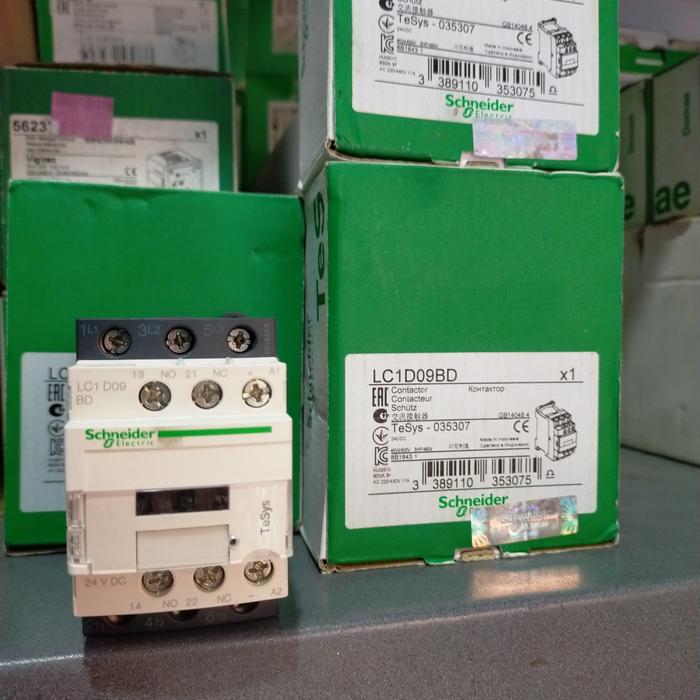Jual CONTACTOR SCHNEIDER LC1D09BD 1NO 1NC COIL 24VDC 4KW - Jakarta Pusat - Zhafi Electrik ...