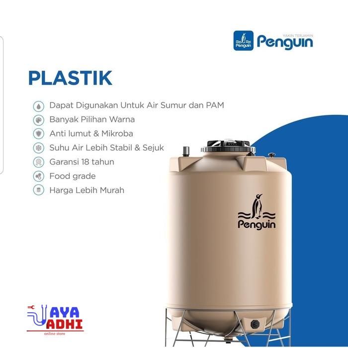 Jual Tandon Total Drain Penguin TD110 - 1.050L / Tangki Air Toren ...