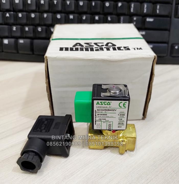 Jual ASCO SOLENOID VALVE ASCO SCG256B402V DC24V 1/4" - Kota Bandung ...