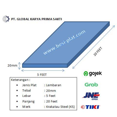 Jual Plat Kapal 20mm x 5' x 20' - Kota Tangerang - Global Karya Prima ...