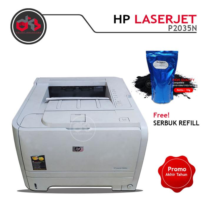 Jual Printer hp laserjet P2035n murah mesin bandel - TANPA BONUS ...