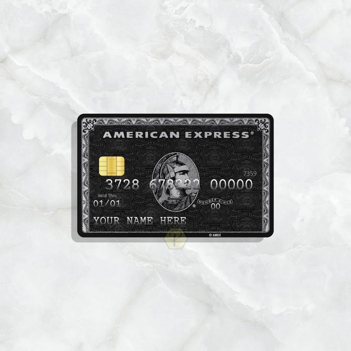 Jual AMEX BLACK CARD - Card Cover Skin Sticker – PLIATA Stiker Kartu ...