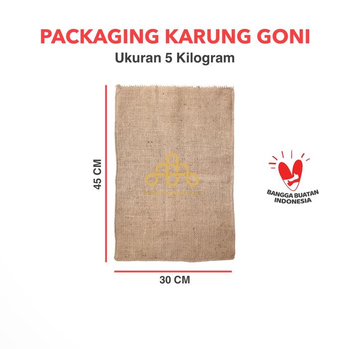 Jual [Preorder] Karung Goni Packaging Kopi Cokelat Cengkeh - Karung ...
