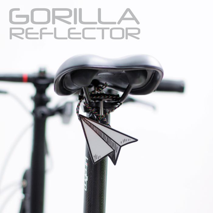 Jual reflektor sepeda bentuk gambar paper plane origami - Kota Bandung ...