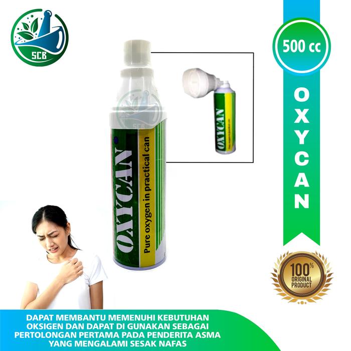 Jual Oxycan Green Kaleng - Tabung Oksigen Portable 500cc - Jakarta ...
