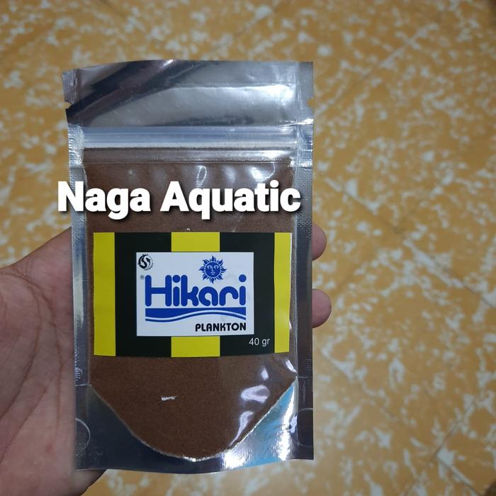 Jual Hikari Plankton pakan untuk burayak semua jenis ikan repack 40 gr ...