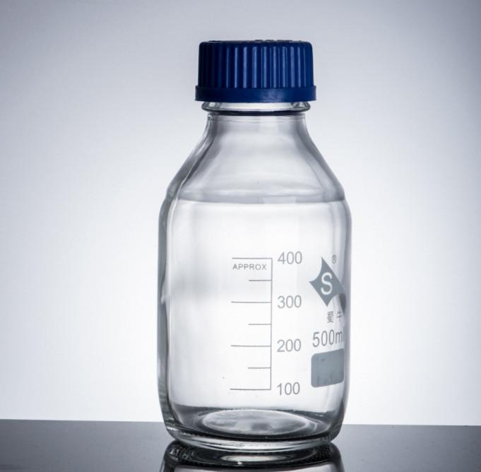 Jual Glass Laboratory Bottle With Blue Cap / Botol Lab Tutup Biru 500ml ...