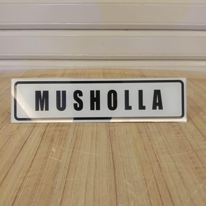 Jual AKRILIK MUSHOLLA UKURAN 5X20CM MUSHOLA SIGN RAMBU - Jakarta Barat ...
