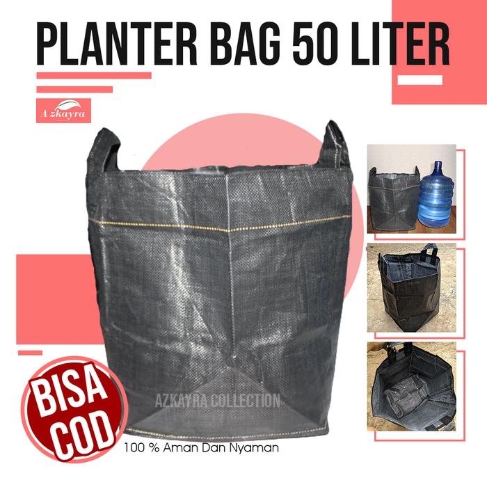 Jual Pot Tanaman Pot Bunga Pot Besar Planter Bag 50 Liter Ukuran ...