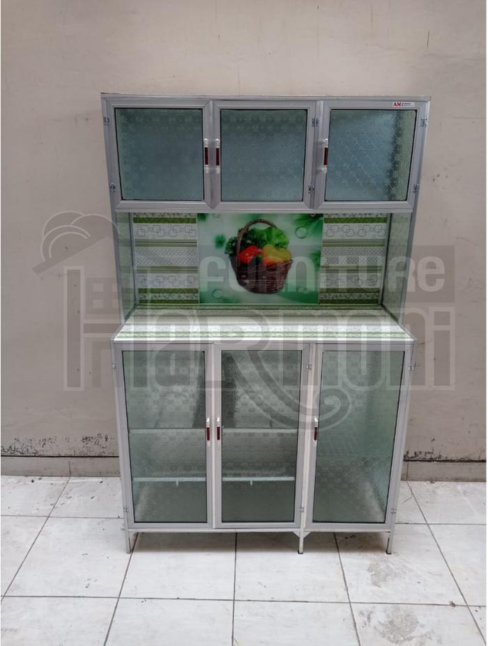Jual [JOGJA ONLY] Rak Piring 3 Pintu Rata Aluminium Mandiri Jogja - Kab ...