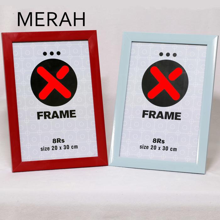 Jual Frame Foto/Bingkai Foto/Pigura 8RS/10RS model minimalis - Orange ...