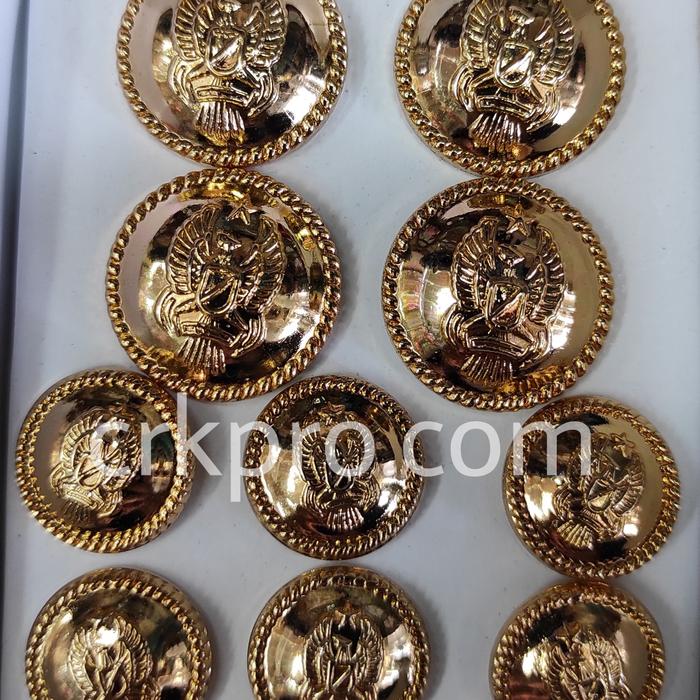 Jual Kancing Seragam PDU- Kancing PDU kuningan TNI, POLRI, DISHUB ...