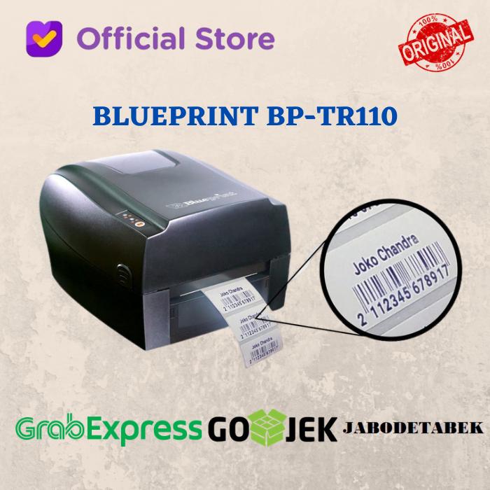 Jual Printer Barcode Thermal/Label BLUEPRINT BP-TR110USB+Serial+LAN ...