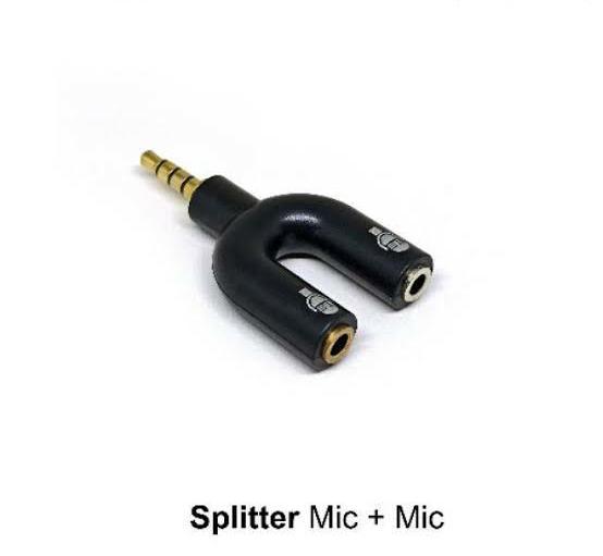 Jual SPLITER AUDIO 2 MIC SPLITTER DUA MICROPHONE DUAL AUX - Jakarta ...