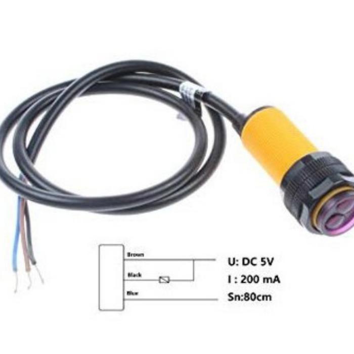 Jual SENSOR JARAK IBFRARED E18-D80NK OBSTACLE SENSOR - Kab. Karawang ...