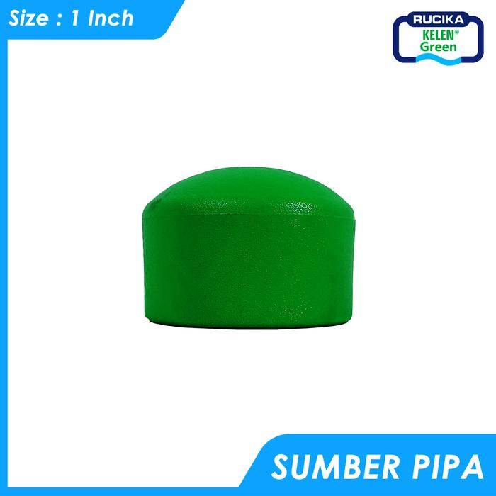 Jual Dop PPR 1" 1 Inch 32mm 32 mm Cap 1" 1 32mm 32 mm Rucika Green ...