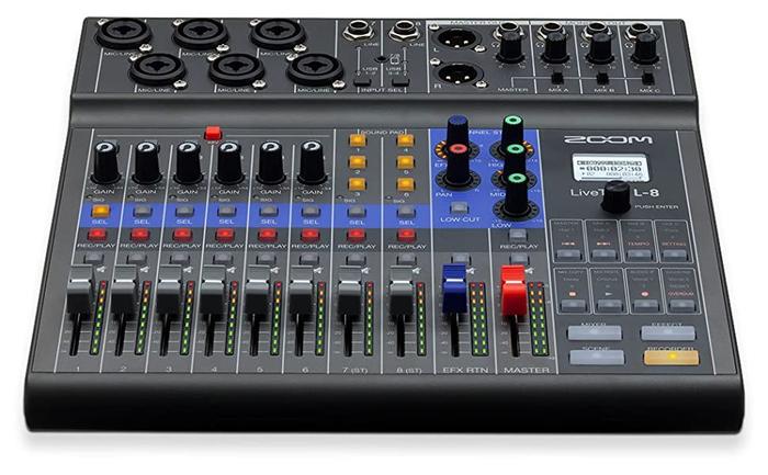 Jual Zoom Live Track L-8 / L8 Livetrak 8-track Mixer Recorder Original ...