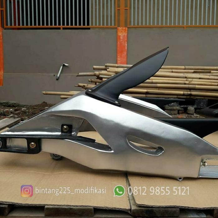 Jual swing arm Ninja 250 fi Ninja 250 k custom R1M replika swing arm ...
