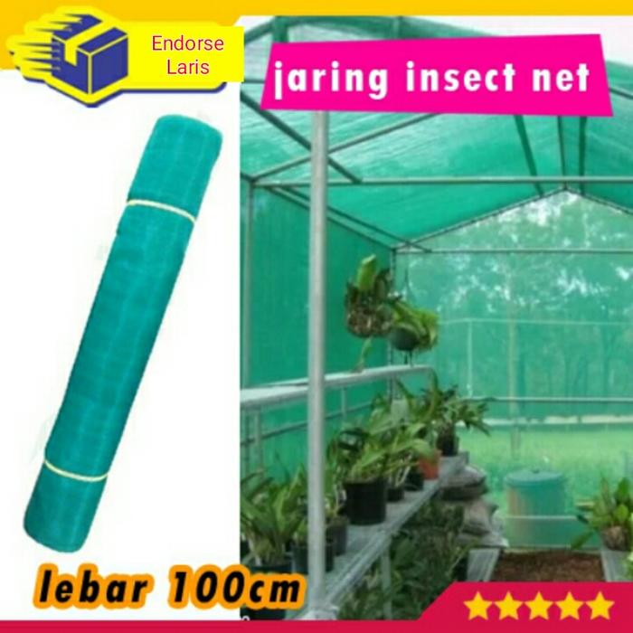 Jual Jaring Insect Net Atap Jaring Tanaman Hijau 1 Meter Screen Green ...