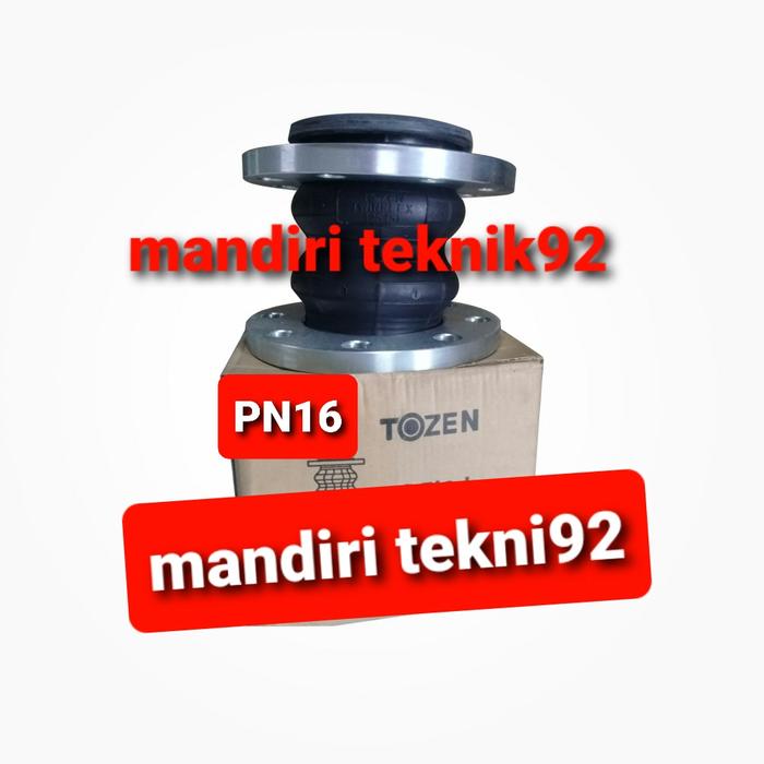 Jual 8 inch Flexible rubber joint twinflex Tozen PN 16 SS304 - Jakarta ...