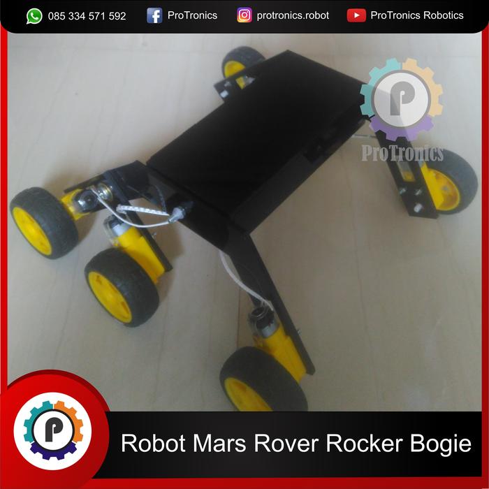 Jual Robot Mars Rover MR1 Rocker Bogie Mechanism Wireless Controller ...