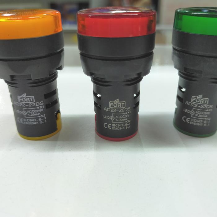 Jual pilot lamp LED 24volt AC/DC 22mm lampu panel - Kota Surabaya ...