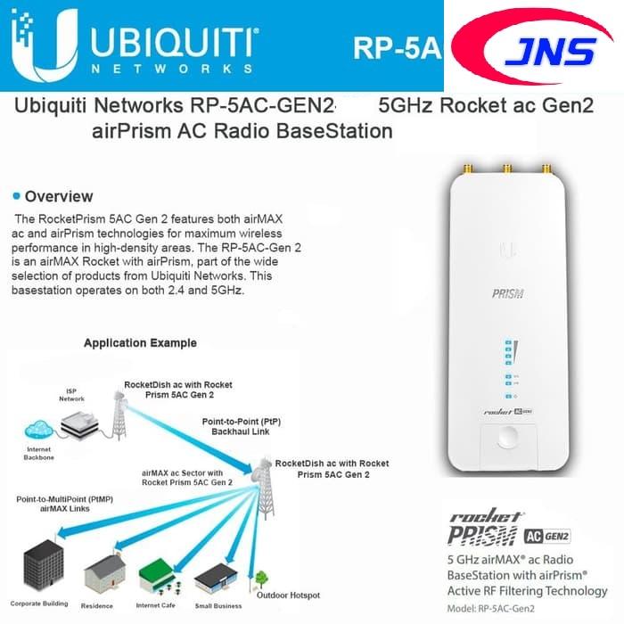 Jual Ubiquiti RP-5AC-GEN2 Rocket AC Prism Gen2 - Jakarta Pusat ...