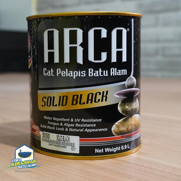 Jual ARCA Coating Cat Pelapis Batu Alam - SOLID BLACK - Kota Tangerang ...