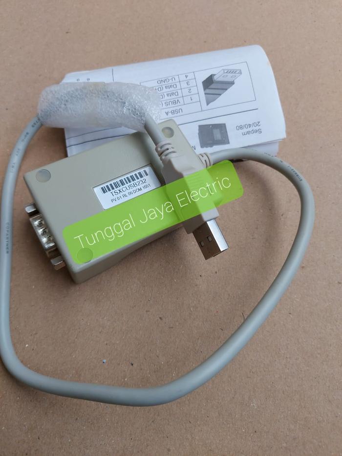 Jual SCHNEIDER TSXCUSB232 USB-RS232 CONVERTER Connection Cord - Kota ...