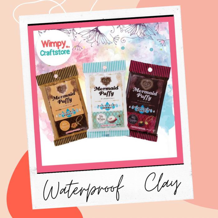 Jual Mermaid Puffy Air Dry Clay Padico Japan Bahan Clay Kerajinan ...